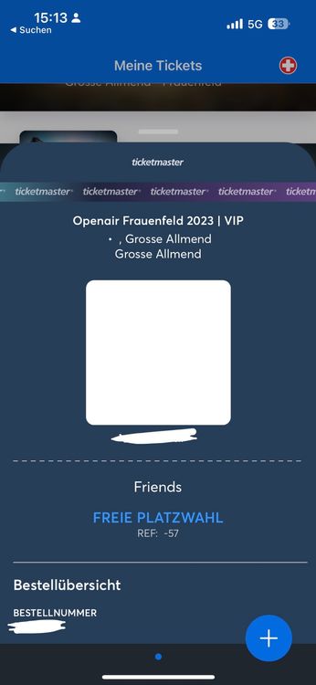 Openair Frauenfeld VIP Ticket | Kaufen auf Ricardo