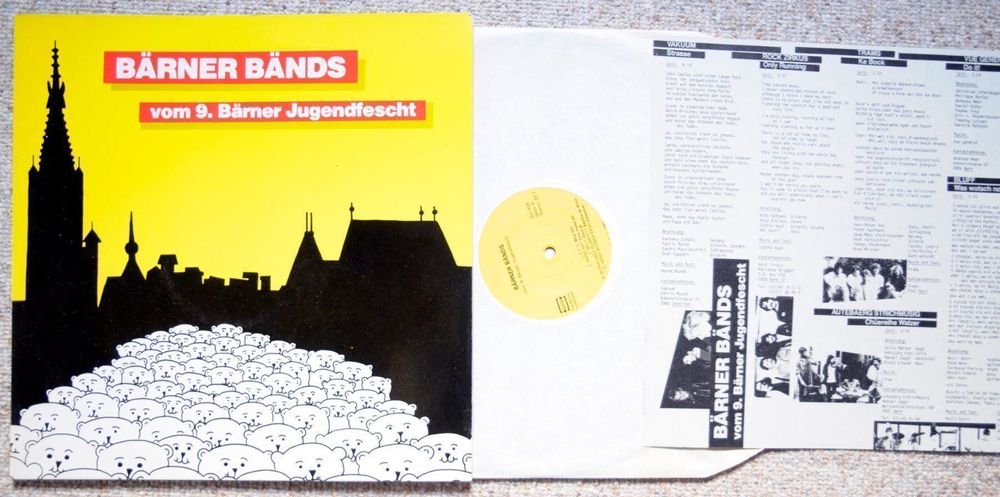 Bärner Bänds Vom 9. Bärner Jugendfescht LP GEWASCHEN TOP Z. (Neu ...