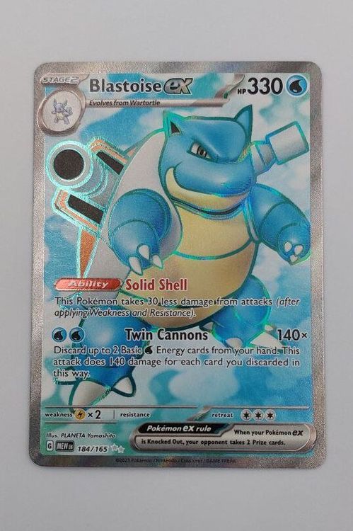Blastoise ex (184/165 Holo Set 151) NM / ENG | Kaufen auf Ricardo