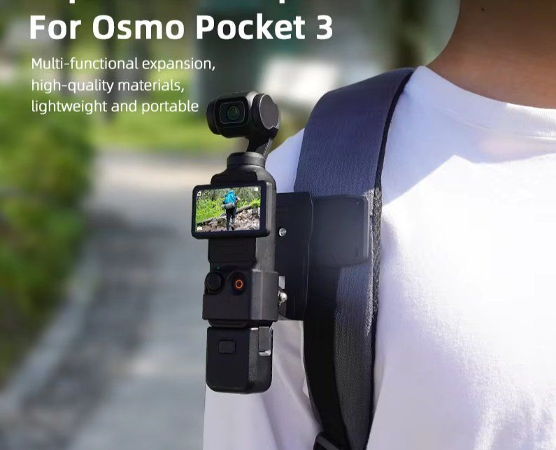 Rucksackgurtclip mit 360 Grad Drehung für DJI Osmo Pocket 3 (Neu ...