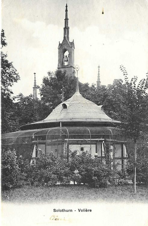 Solothurn SO Amthausplatz Voliere , Refor. Kirche , 1905 (Gebraucht) in ...