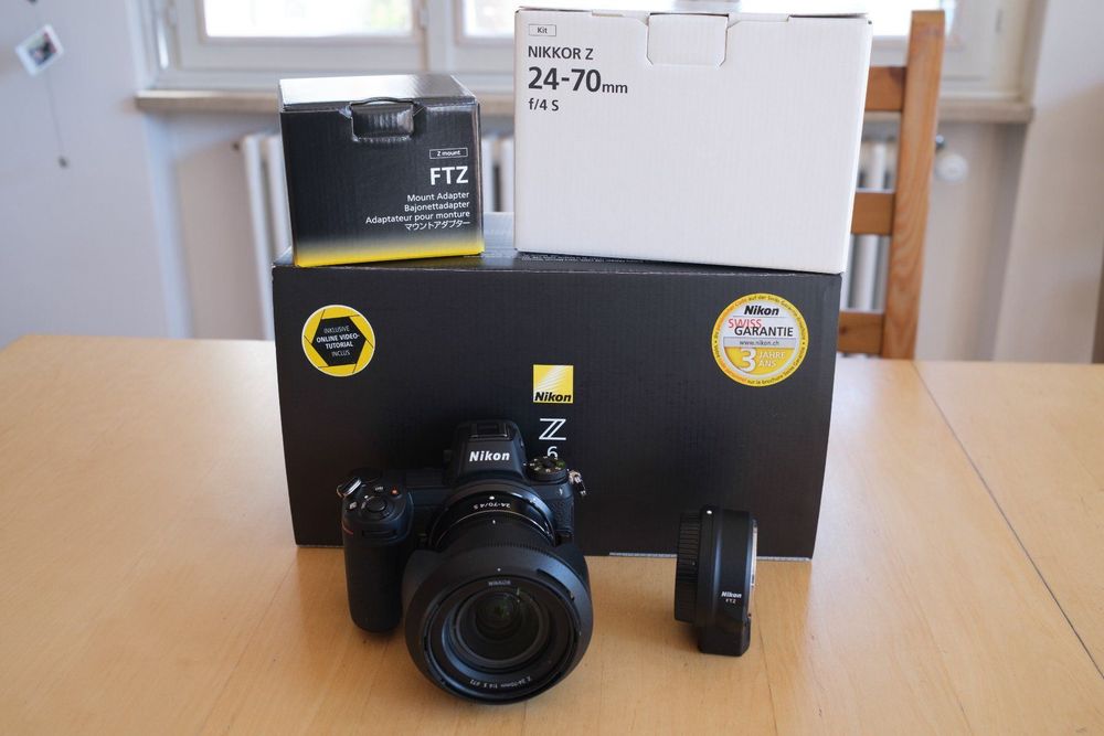 Nikon Z6 & 24-70 4S Lens & FTZ Adapter (Gebraucht) in Cugnasco für CHF 1300 – mit Lieferung auf ...