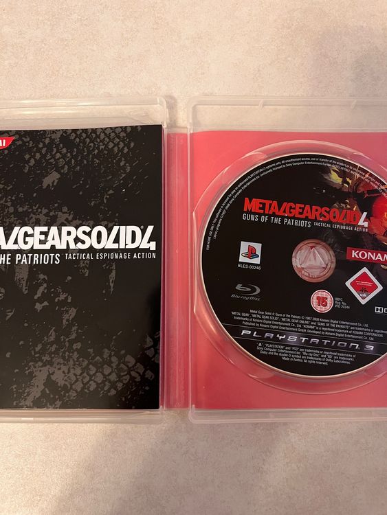 Metal Gear Solid 4 Ps3 | Kaufen auf Ricardo