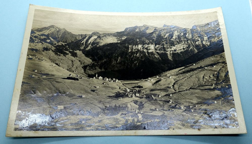 Alte Postkarte Ober-Iberg Bergpanorama Schweiz (Gebraucht) in Esslingen für CHF 1 – mit ...