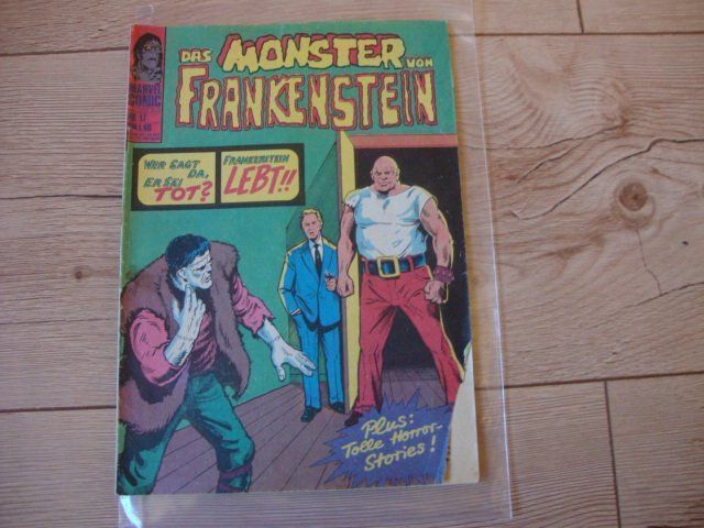 70er Jahre MARVEL Comic MONSTER VON FRANKENSTEIN Nr.17 (Gebraucht) in ...