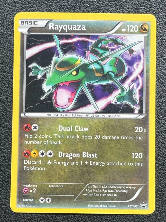 Rayquaza Holo XY141 Black Star Promo (Neu (gemäss Beschreibung)) in ...