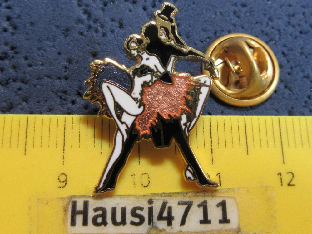 PIN SEXI REVUE-TANZ-PAAR SCHMUCK PIN GOLDIG | Kaufen auf Ricardo