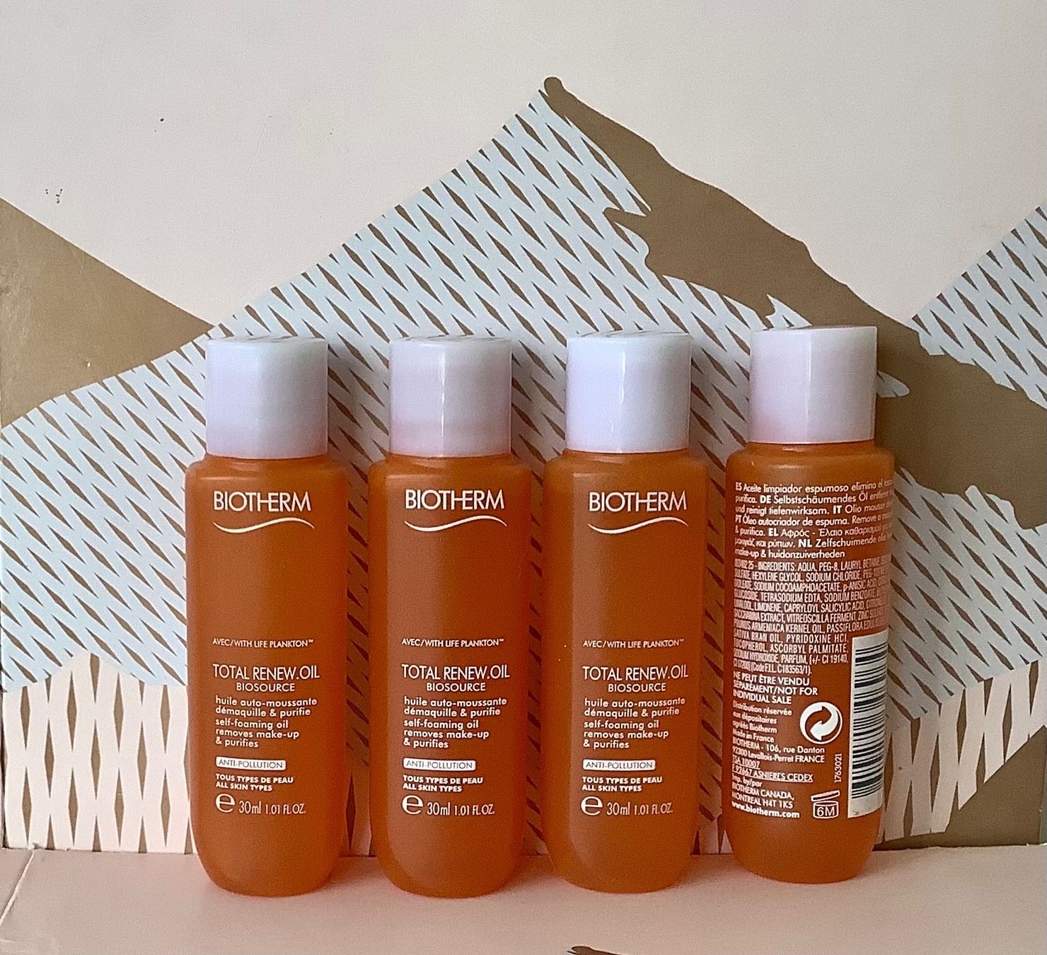 Biotherm Total Renew Oil Biosource, 4 Stück, 30ml (Neu und ...