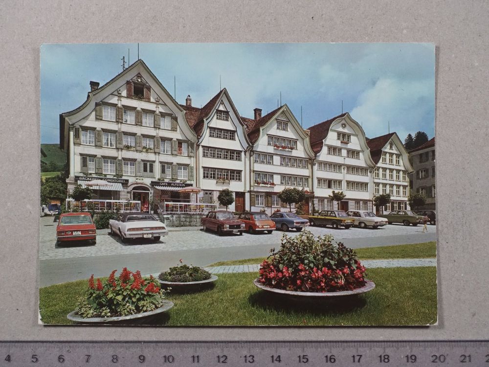 Gais AR, Dorfplatz, Autos, Appenzell, 1989 (Gebraucht) in Lenzburg für CHF 3 – mit Lieferung auf ...