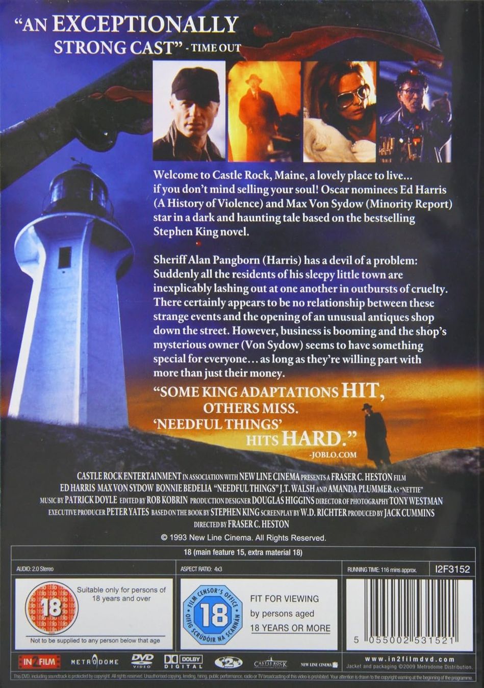 Needful Things Stephen Kings Ed Harris UK Import englisch (Gebraucht ...