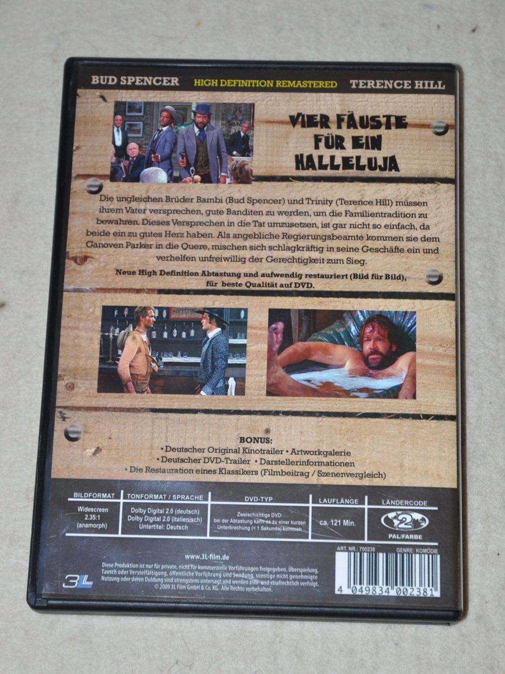 DVD Vier Fäuste für ein Halleluja - Terence Hill/Bud Spencer (Gebraucht ...
