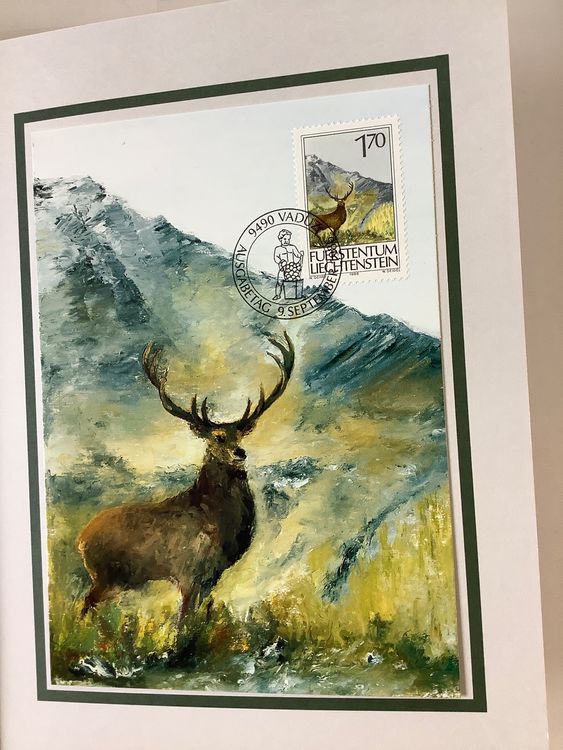 Jäger Gastgeschenk vom Silbernen Bruch 1989 Briefmarken (Gebraucht) in ...