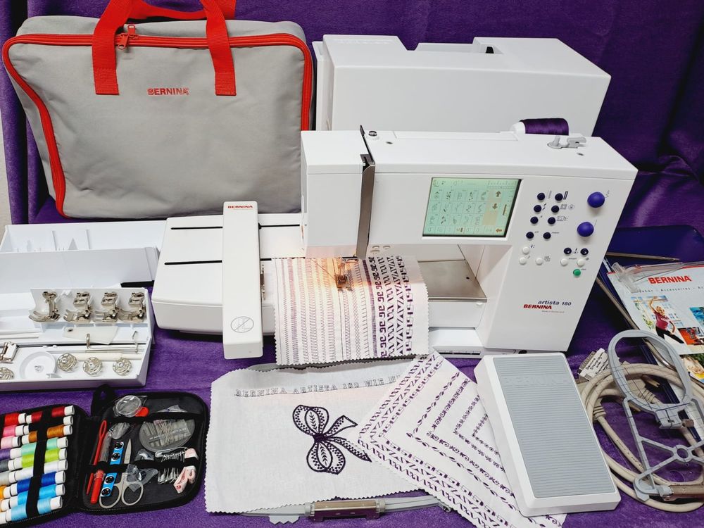 BERNINA ARTISTA 180 MIT STICKMODUL WIE NEU GARANTIE 3 MONATE (D ...