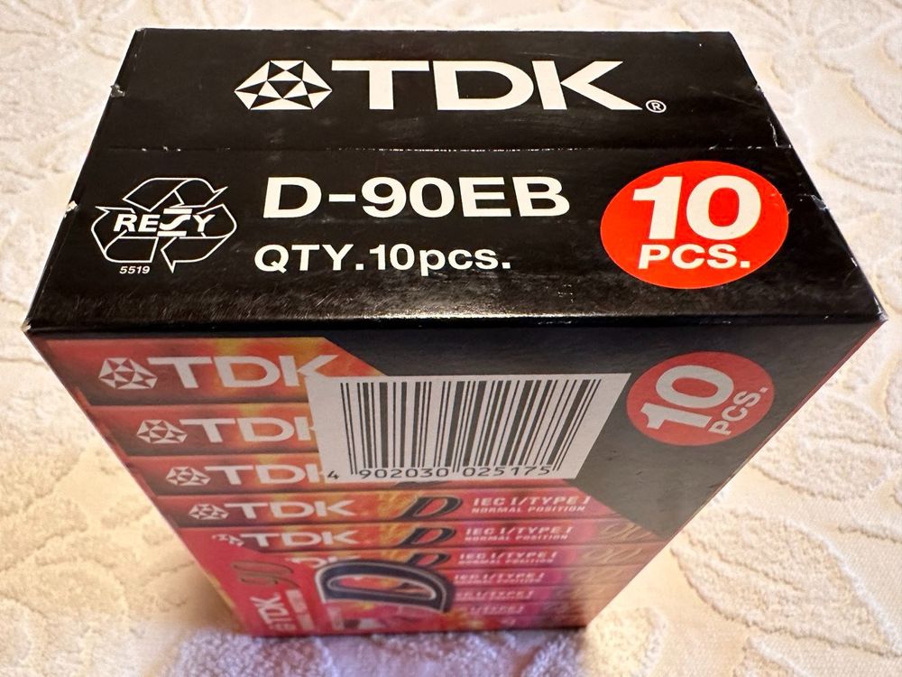 TDK D-90EB Normal Position Kassetten, 10 Stk. NEU (Neu und ...