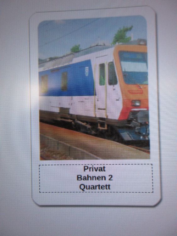 Privatbahn Quartett 2 Plastikbox (Neu und originalverpackt) in Herznach für CHF 27 – mit ...