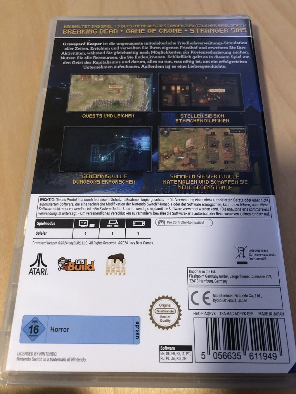 Nintendo Switch: Graveyard Keeper inkl. DLCs (Gebraucht) in Schöftland ...
