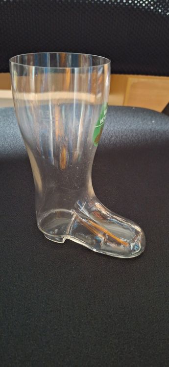 Zwei Bier Stiefel Glas 3 dl. Wiler Hofbräu (Neu (gemäss Beschreibung ...