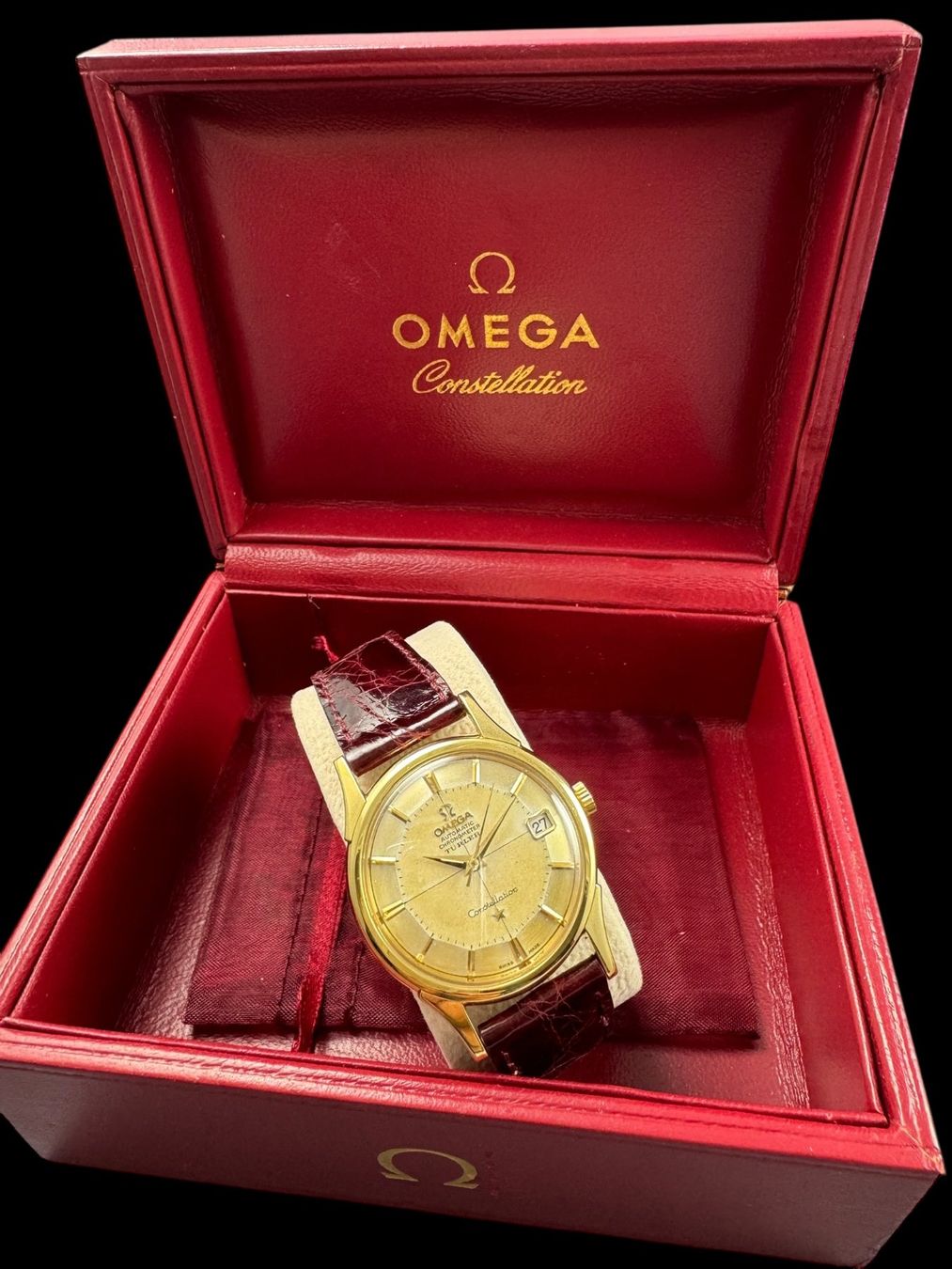 Omega Constellation Pie Pan Automatic 18k 34mm 1959 *U1258 (Gebraucht ...