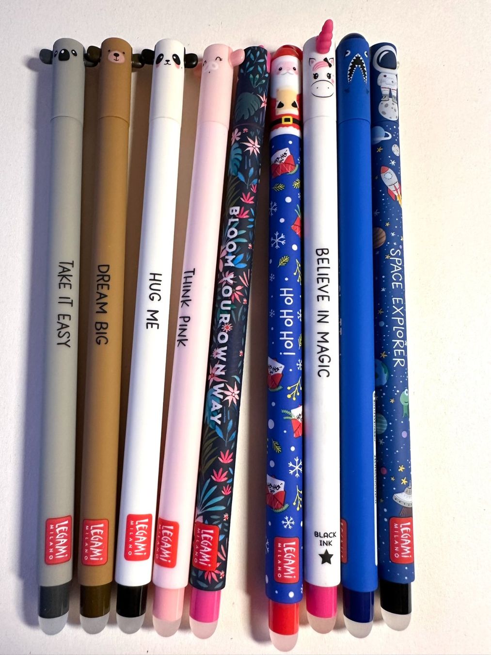 Legami 9 stylos effaçables - Introuvables. (Neuf avec emballage d ...