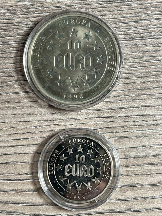 Kleines Euro-Münzen und Briefmarken Sammlung Lot / Set (Gebraucht) in ...