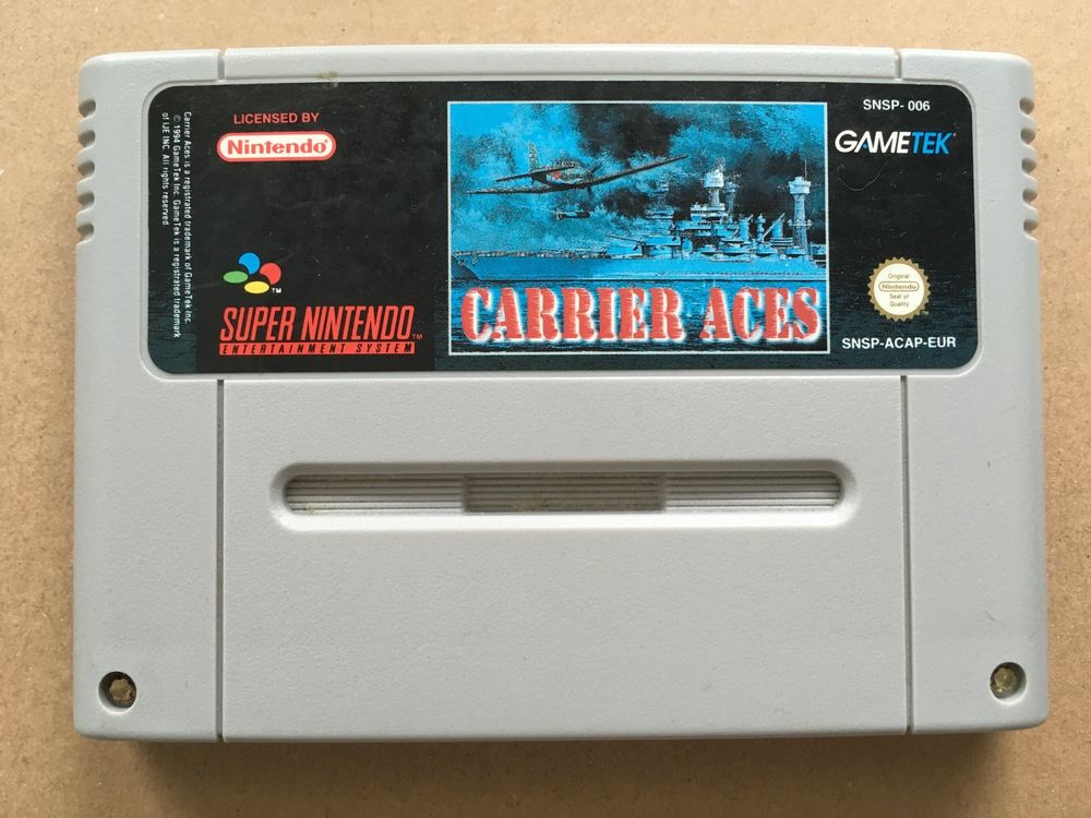 Carrier Aces für Nintendo SNES (Gebraucht) in St.Gallen für CHF 18.9 ...
