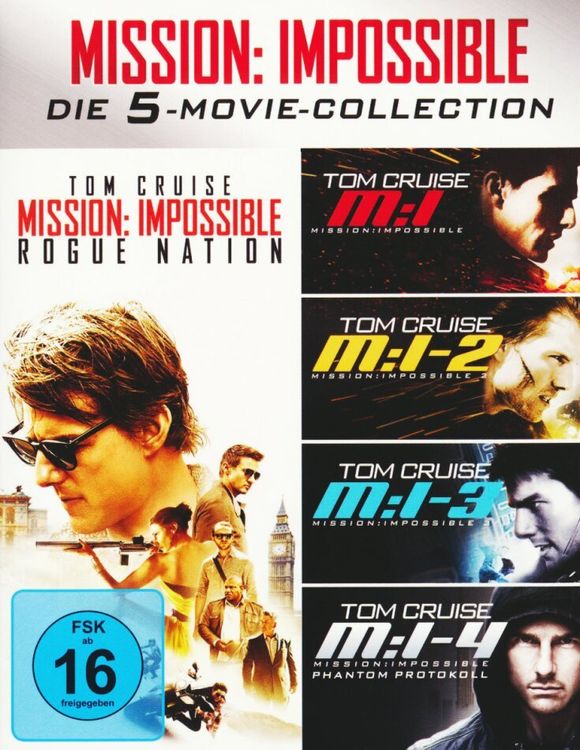 Mission: Impossible 1-5 - Die 5-Movie-Collection (5 Blu-Rays (Neu ...