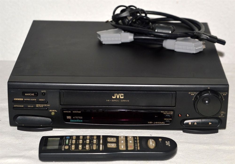 Videorecorder VHS JVC HR-J415MS magnétoscope (Gebraucht) in Collonges für CHF 90 – mit Lieferung ...
