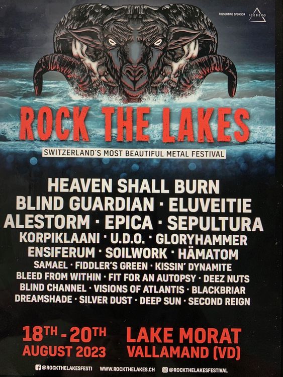 Billets ROCK THE LAKES 2023 - Metal festival lac de Morat (Neu (gemäss ...