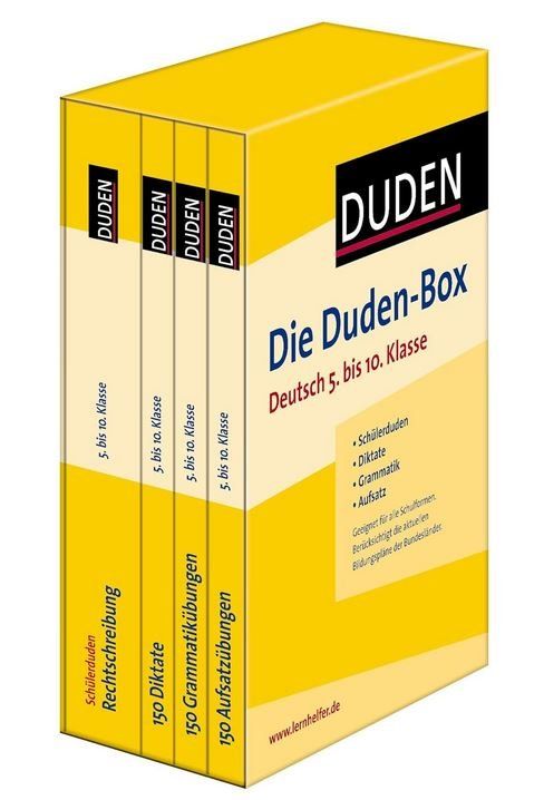 Die Duden-Box Deutsch 5. bis 10. Klasse: Lernhilfe | Kaufen auf Ricardo