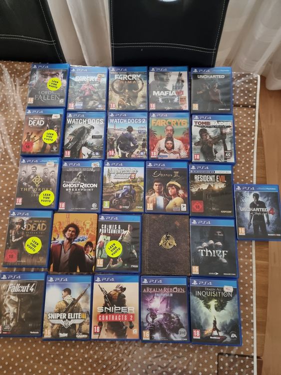 26 top PS4 (Playstation 4 ) Games ab 1 fr (Gebraucht) in Bülach für CHF ...