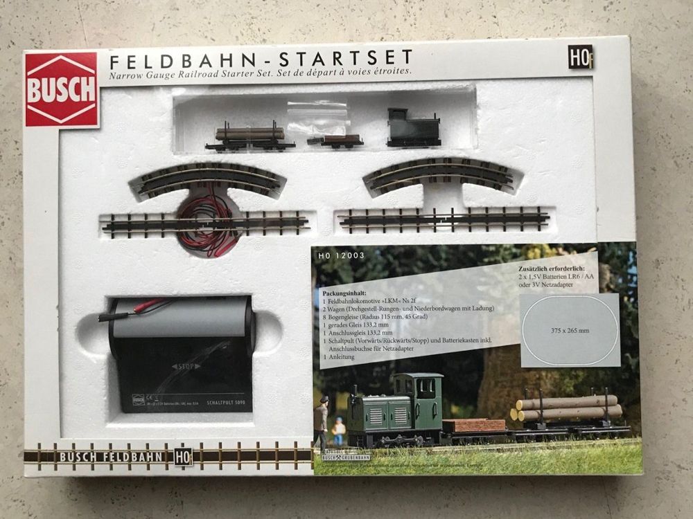 BUSCH Feldbahn-Startset H0 12003 | Kaufen auf Ricardo