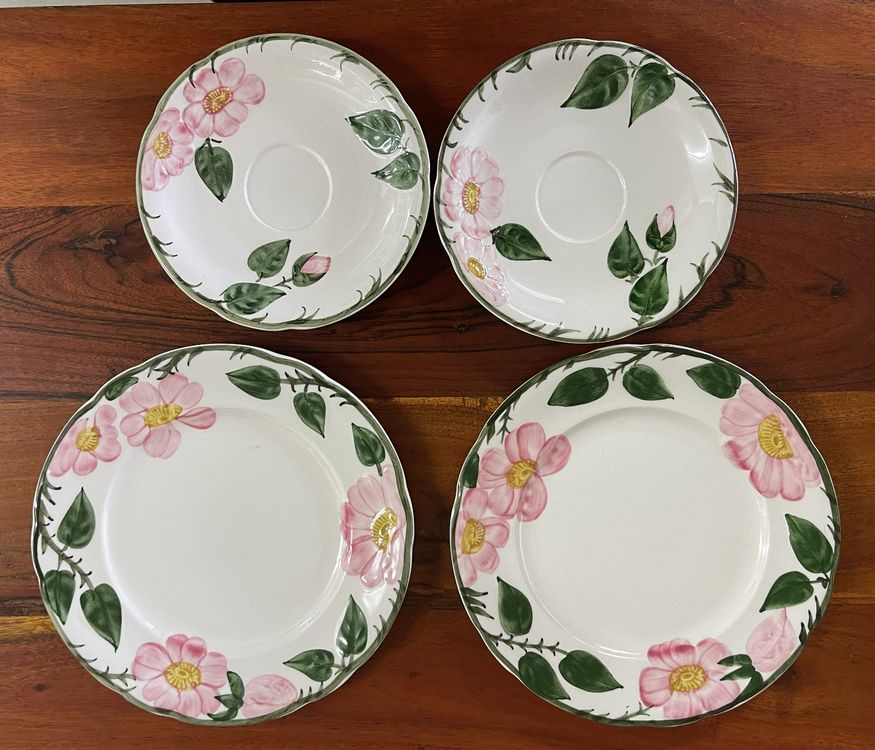 Kaffeeuntertasse + Kuchen Teller, Villeroy & Boch -Wild-Rose | Kaufen auf Ricardo