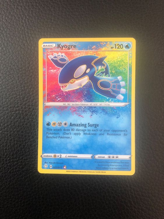 Shining Fates Kyogre amazing rare 21/72 Ab 1 | Kaufen auf Ricardo