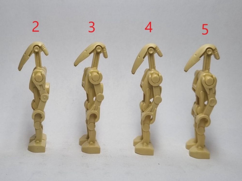 LEGO Star Wars sw0001c Battle Droid with One Straight Arm (Neu (gemäss ...