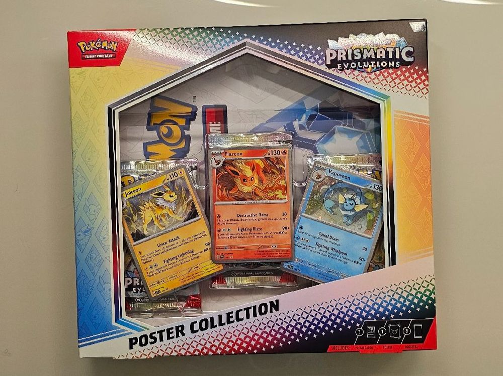 Pokemon Prismatic Evolutions Poster Collection EN OVP | Kaufen auf Ricardo