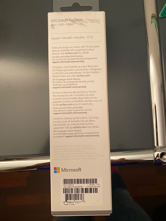 Microsoft Surface Pen (Model 1776) - neu, original verpackt (Neu und originalverpackt) in Jona ...