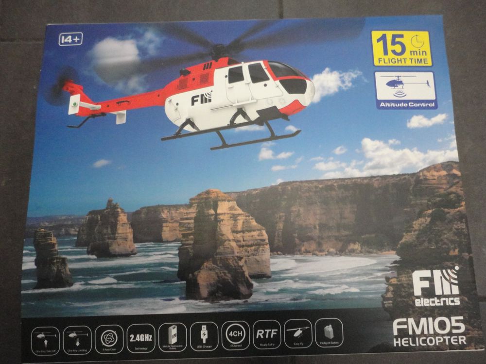Helikopter komplett-Set mit 6-Achsen Flugstabilisierung (Neu und ...