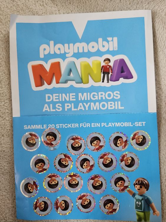 Playmobil MANIA Migros Volle Sammelkarte (Neu (gemäss Beschreibung)) in Chur für CHF 10 – mit ...