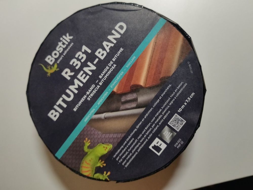 Bostik R 331 Bitumenband Aluminium selbstklebendes Dichtband (Neu ...