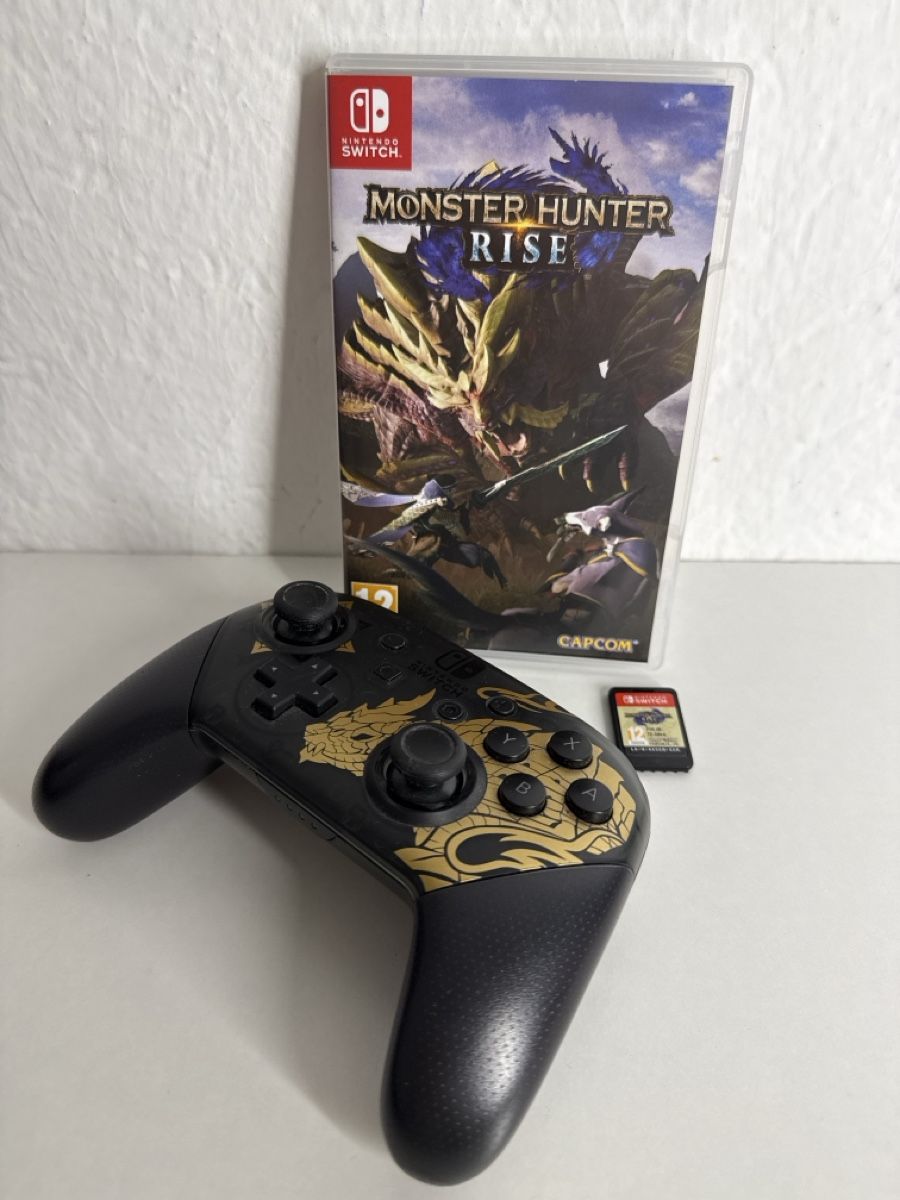 🐉 Nintendo Switch: Monster Hunter Rise & Controller (Gebraucht) in ...