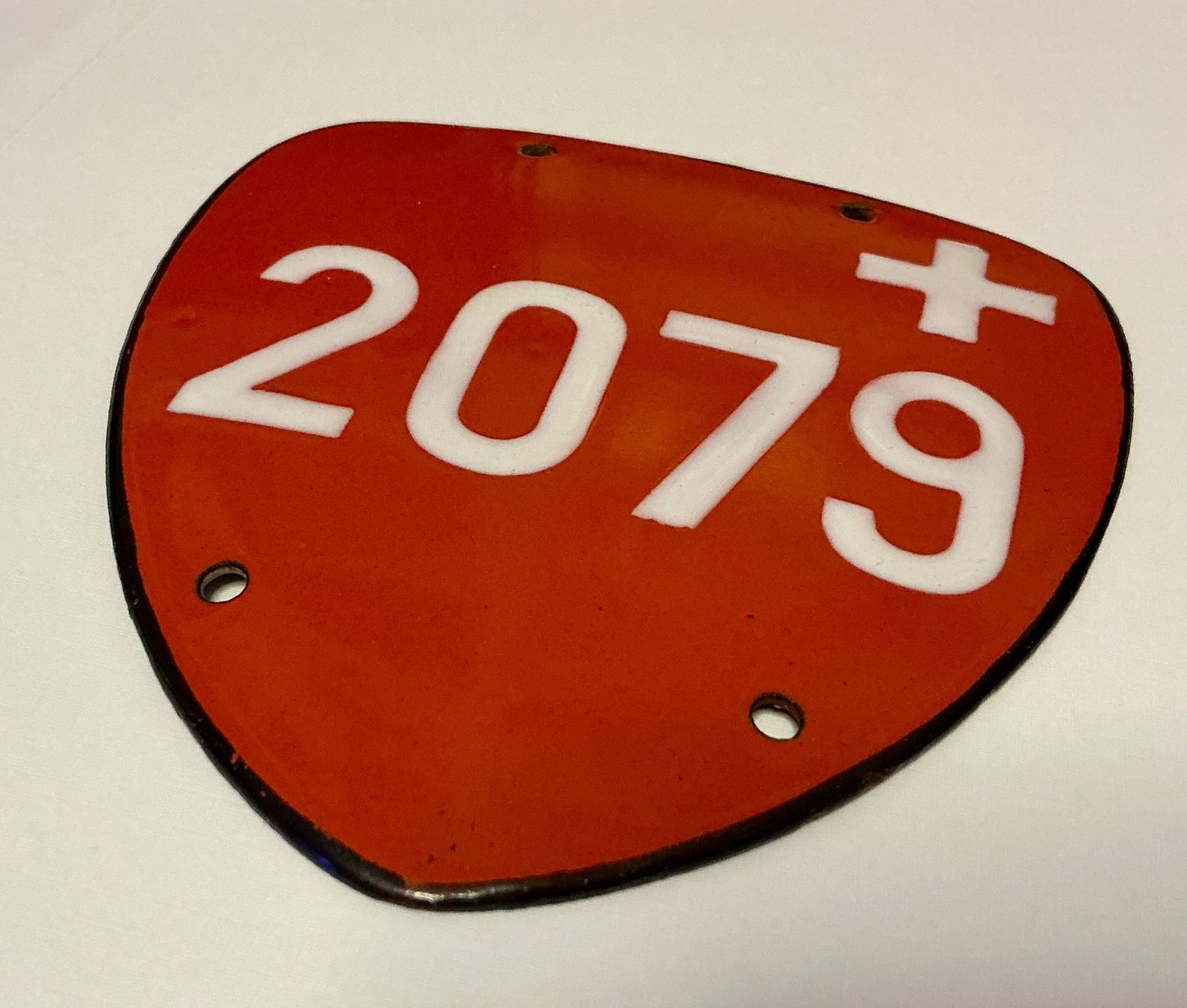 Velonummer Schwyz 1912 Top Zustand, echte Rarität (Gebraucht) in ...