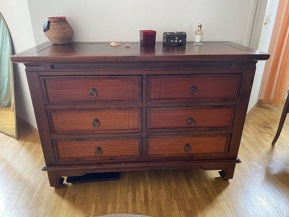 Armoire, commode, table de nuit (Gebraucht) in Collex für CHF 300 – nur ...