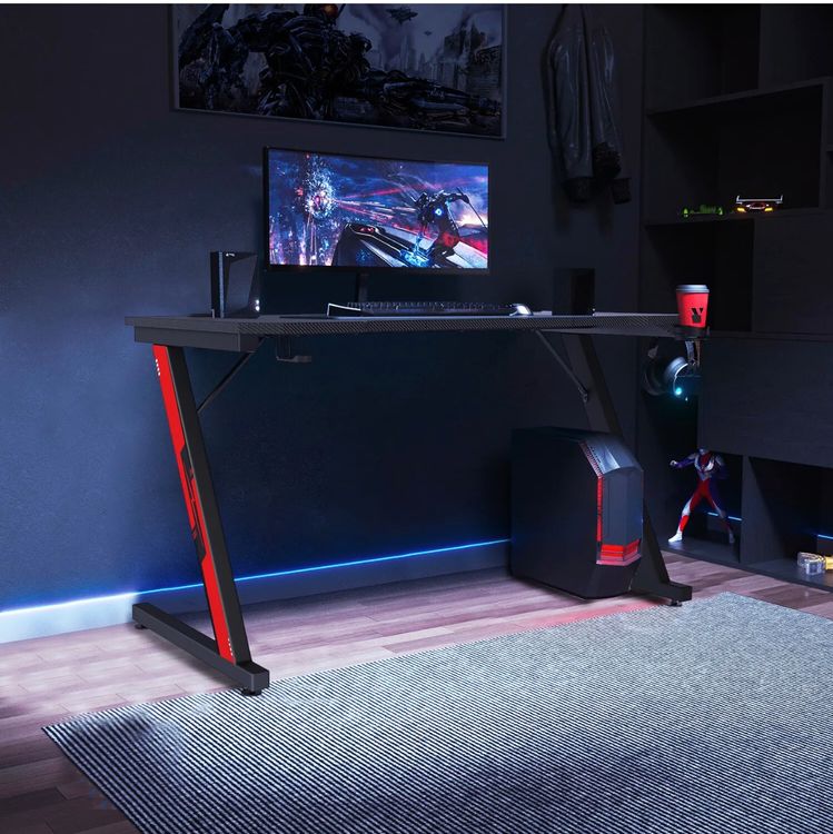 + 80cm Gaming Tisch Gaming Schreibtisch Game Computertisch (Neu und ...