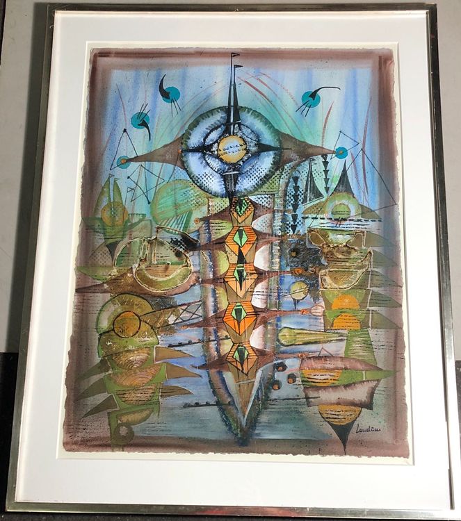 Grosse Interessante Mischtechnik Sign (Gebraucht) in Root für CHF 20 – mit Lieferung auf Ricardo ...