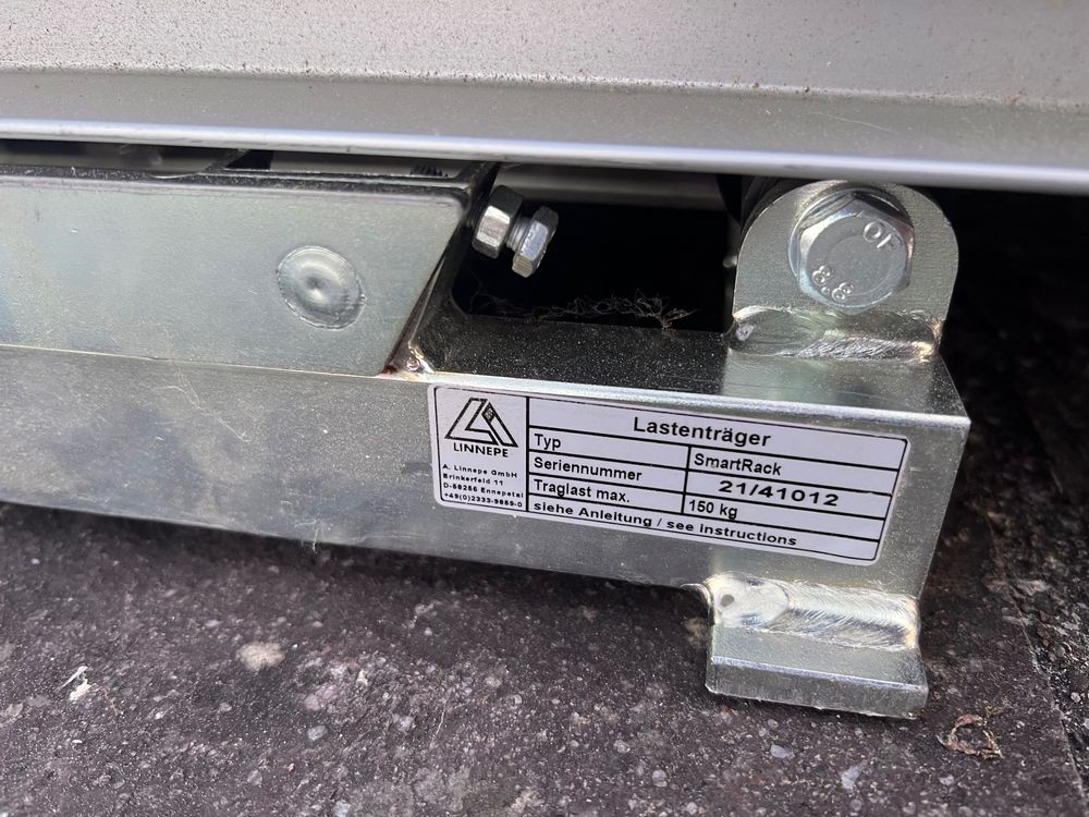 Linnepe SmartRack Roller Rampe / Lastenträger für Wohnmobil (Gebraucht ...