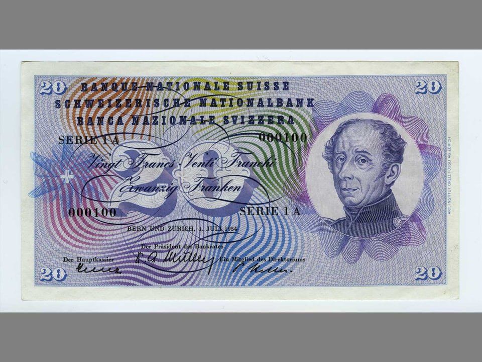 20 Franken Note 1973 | Kaufen auf Ricardo