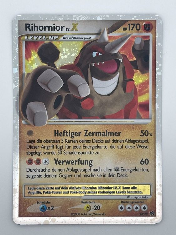 Rihornior LV.X DP29 Ultra Rare Pokémon Black Star Promo | Kaufen auf Ricardo