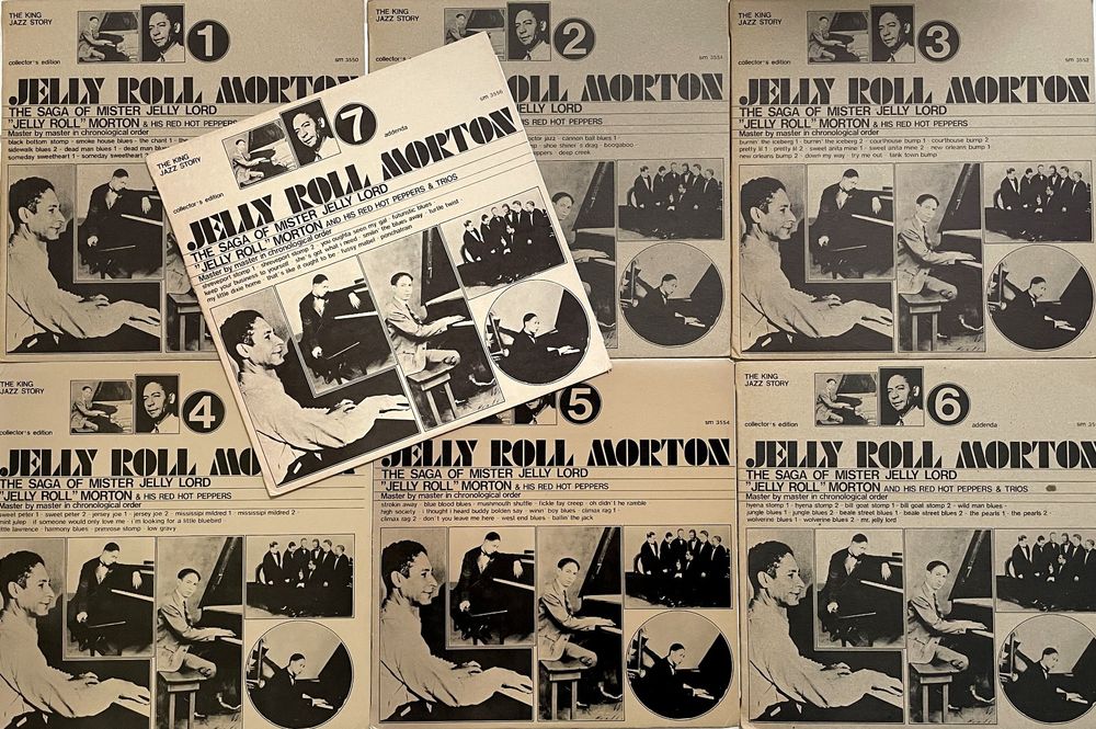 Jelly Roll Morton -7 LP's Master By Master In chronological (Gebraucht ...