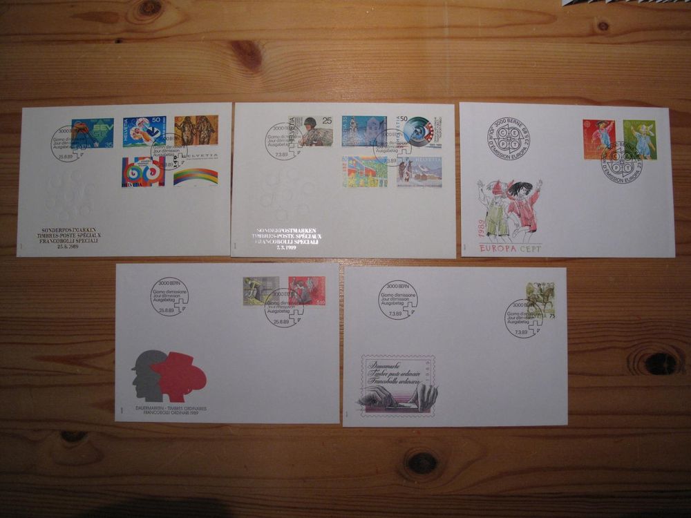 Schweiz FDC 1989 (Gebraucht) in Wil SG für CHF 2 – mit Lieferung auf Ricardo kaufen