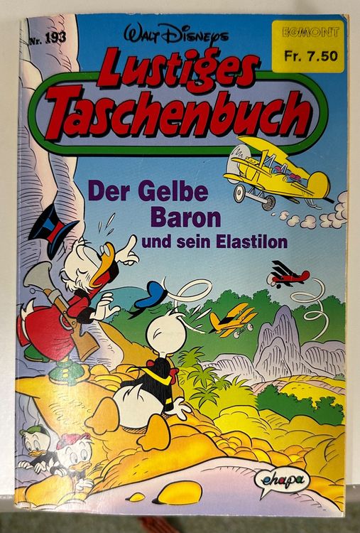 Lustiges Taschenbuch - Der Gelbe Baron und seine Elastilon (Gebraucht) in Zürich für CHF 1 – mit ...